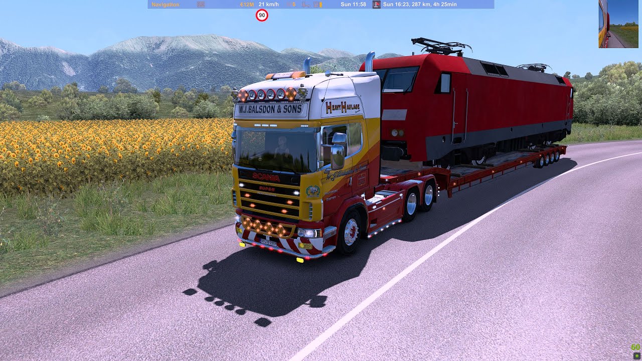 ETS2 1.46 MAP COMBO | SCANIA RJL R4 V8 Open Pipe Sound | Craiova (RO ...