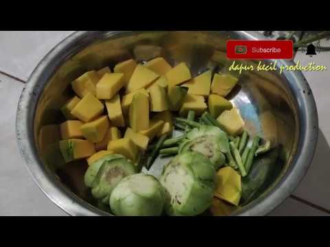 dapur kecil - memasak masakan bugis untuk sarapan pagi - sayur bening ...