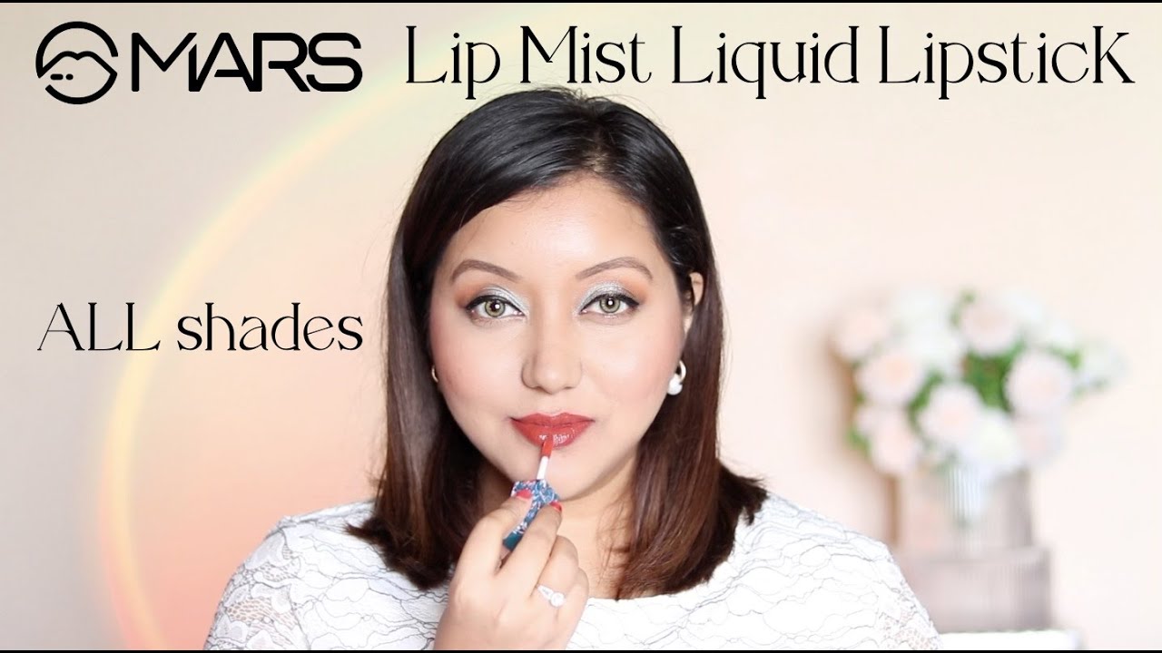 MARS Lip Mist Liquid Lipstick Review & Lip Swatches (ALL Shades) - YouTube
