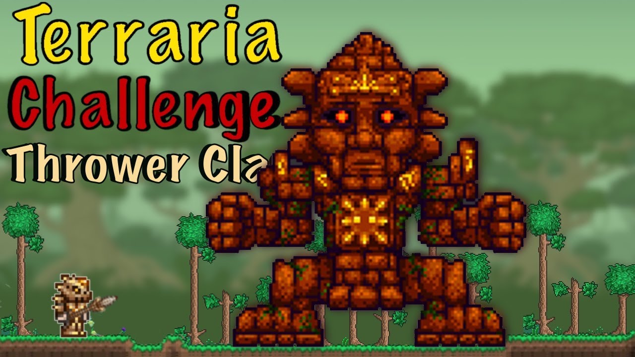 Ep. 10 The Golem Boss Fight | Terraria Master Mode Thrower Class ...