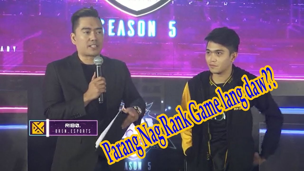 MPL PH Season 5 - BREN Ribo Post game Interview - Parang Rank Game lang ...
