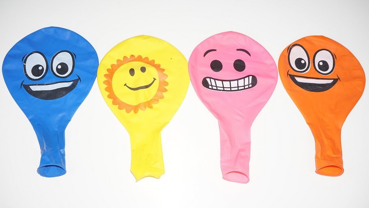 Learn Colors with Balloons - Finger Family Nursery Rhymes for Kids ...