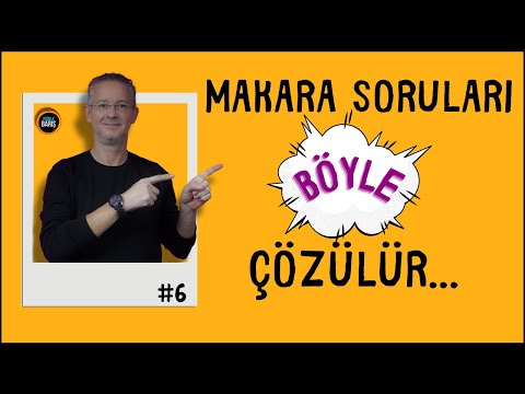 MAKARA SORULARI BÖYLE ÇÖZÜLÜR |YKS | TYT| AYT|FİZİKLE BARIŞ
