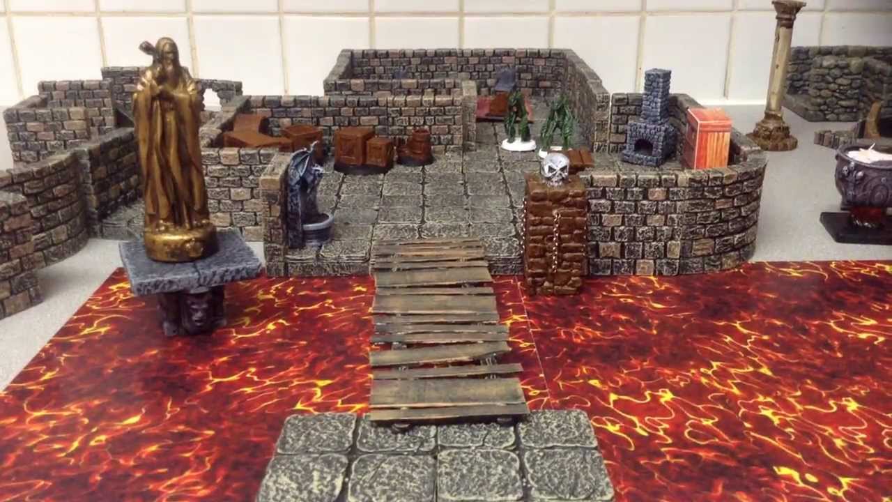 Dwarven Forge Dungeon - YouTube