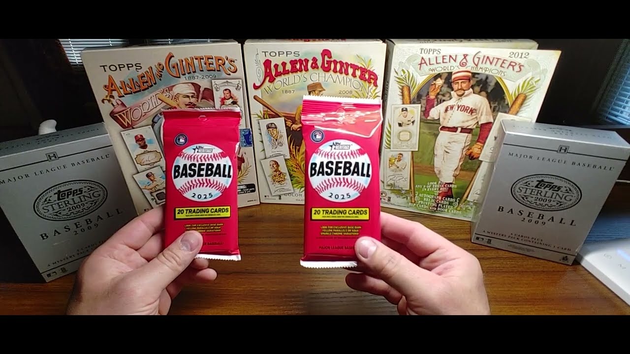 Opening 2 packs of 2025 Topps Heritage Baseball Fat Packs! - YouTube