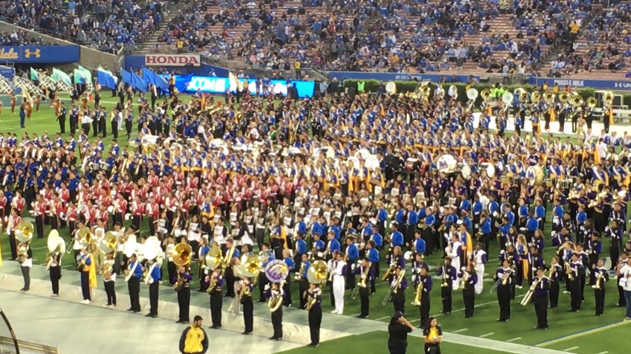 UCLA Band Day, featuring 24 Southern California High School Bands - YouTube