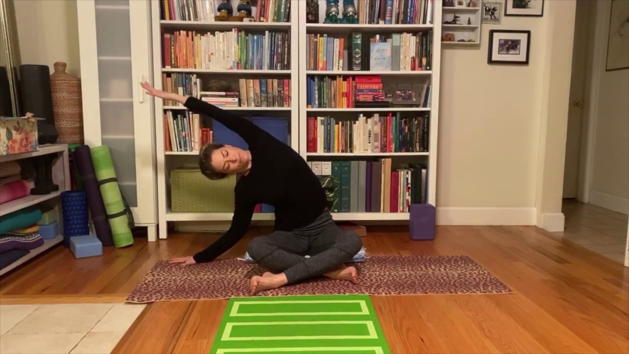 Floor Stretch: Hips, low-back - YouTube