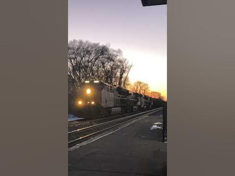 EB CSX Coke Train being led by 4 Gevos going through Nappanee Indiana - YouTube