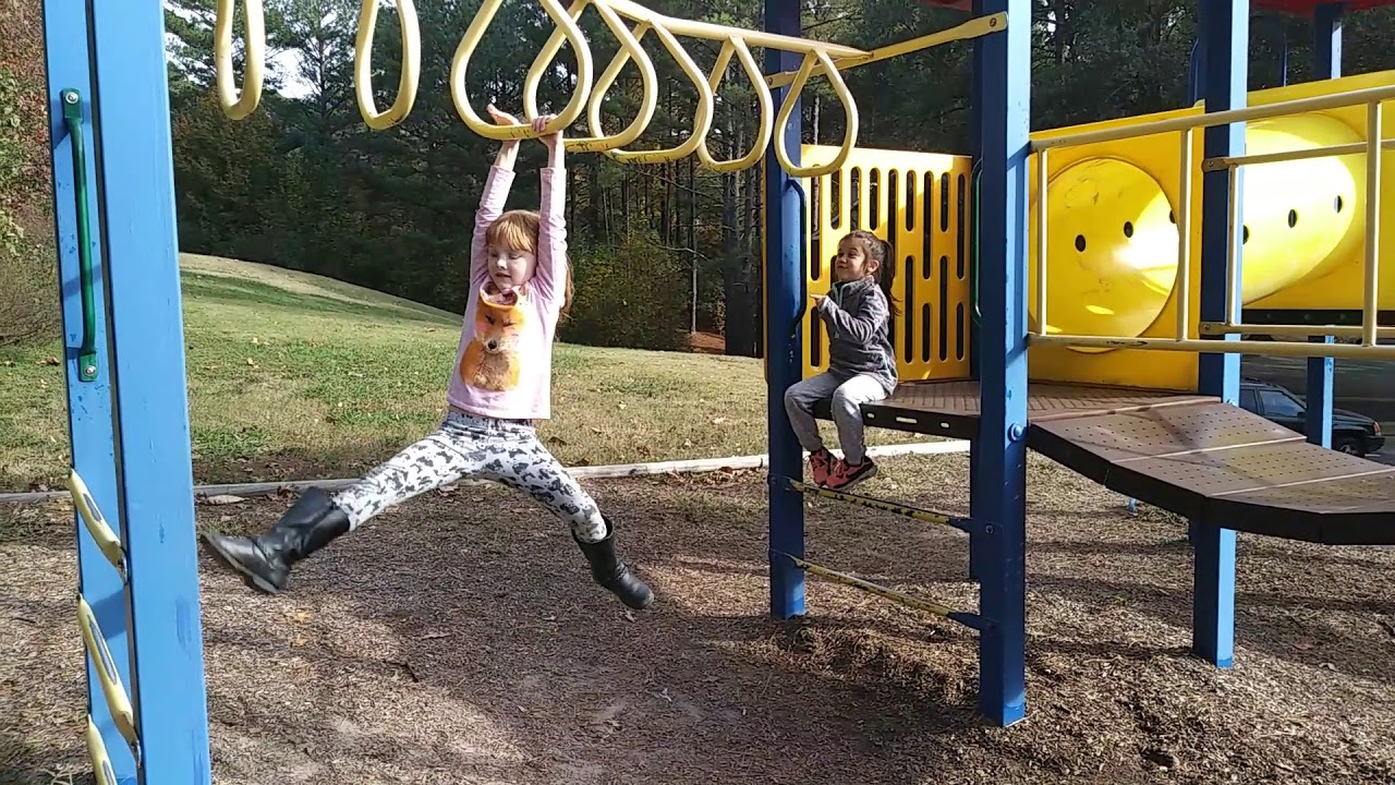 😄💙 Playing at the Playground in Reverse ☀🌈 Silly Backwards Playtime ...