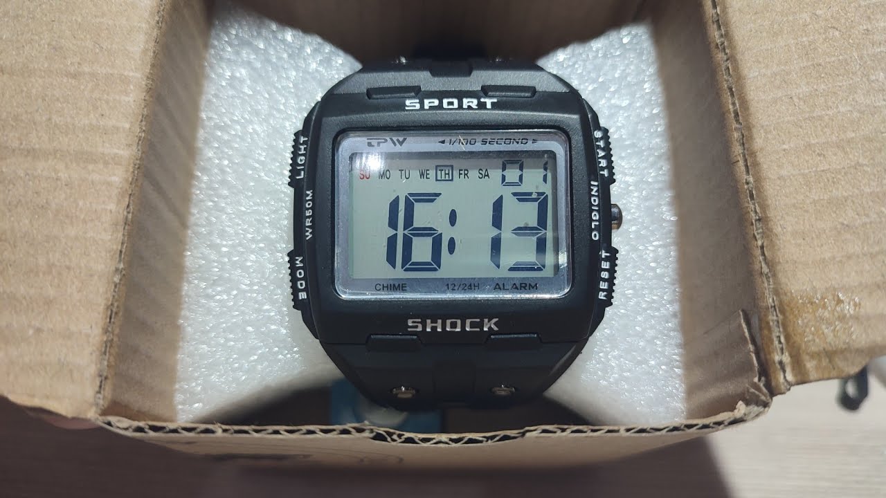Огромные часы SPORT SHOCK с Алиэкспресс. 👍 - YouTube