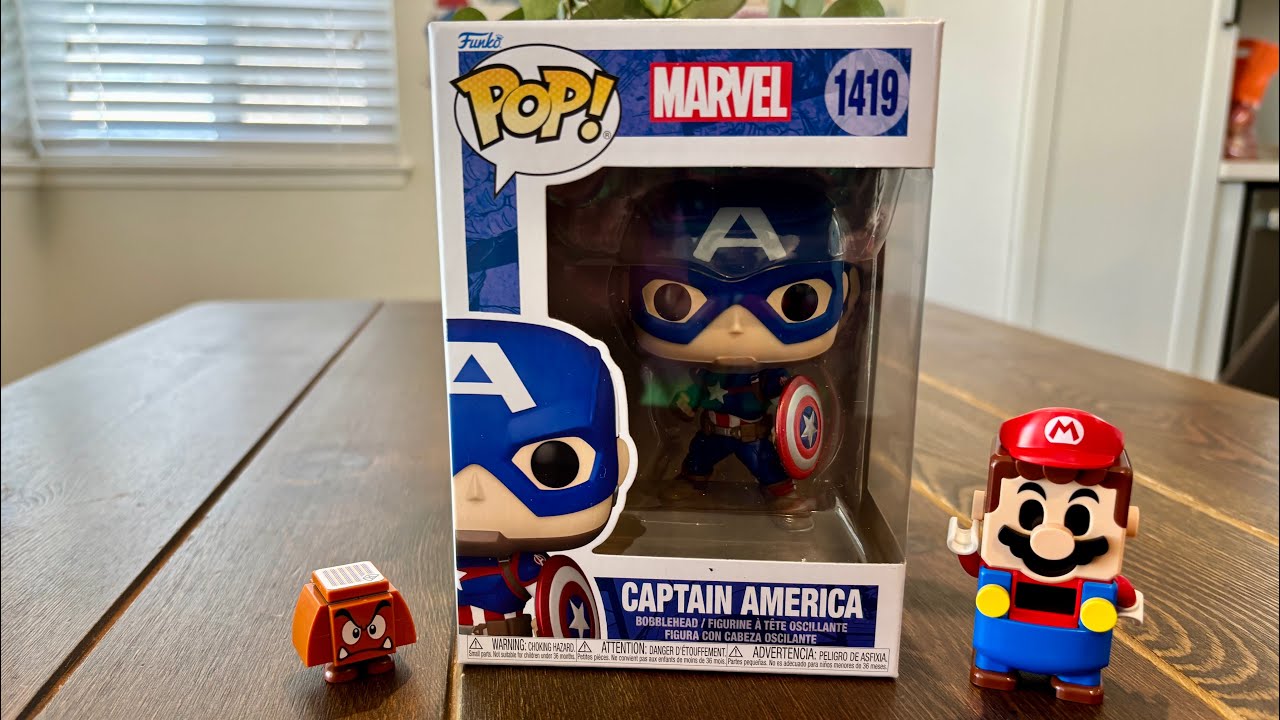 Opening a Captain America Marvel Funko Pop - YouTube