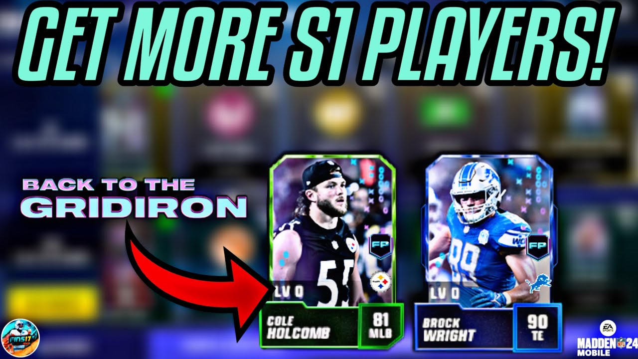 HOW TO GET TONS OF S1 PLAYERS! GET ICONICS FAST! Madden Mobile 24 - YouTube