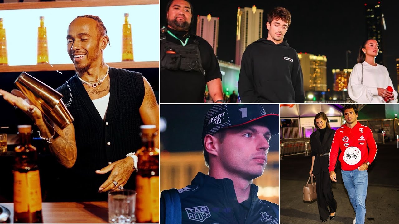 Charles Leclerc bring a bodyguard & his girlfriend | Lewis Hamilton ...