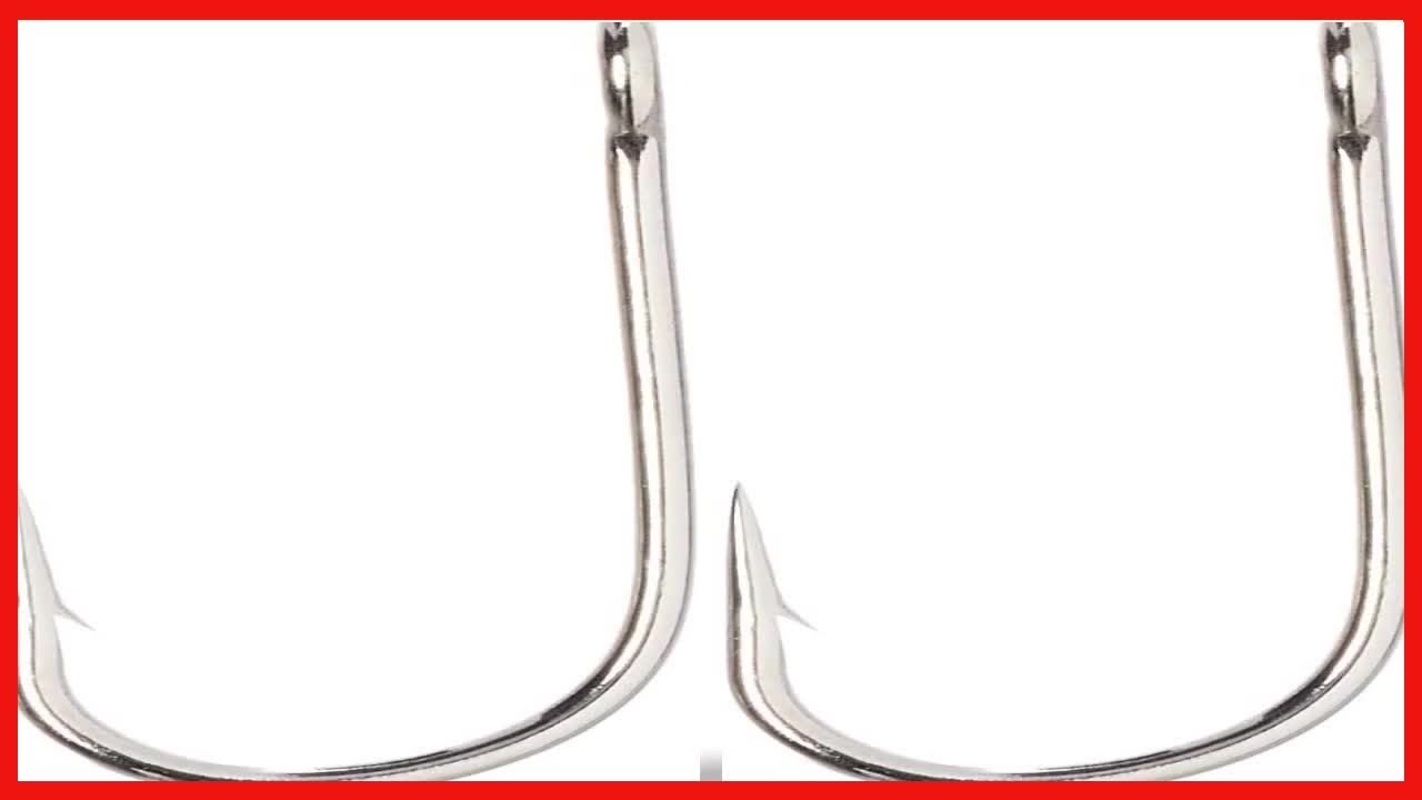 Great product - Gamakatsu Siwash Hook Nickel & Red Size 8-8/0 - YouTube