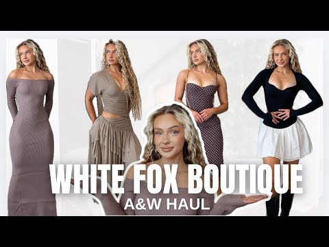 WHITE FOX BOUTIQUE FALL NEUTRAL TRY ON HAUL | 2026 A&W fashion trends