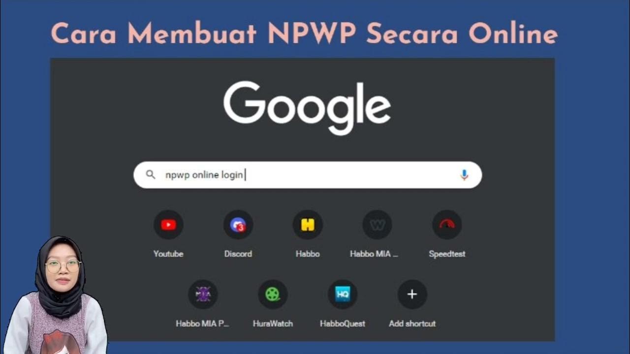 Kelompok 7 3EA30 Tugas Tutorial Membuat NPWP Secara Online - YouTube