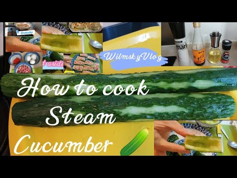 How to cook -Steam Cucumber|with Beef,Egg and Crabstick|Simple and ...