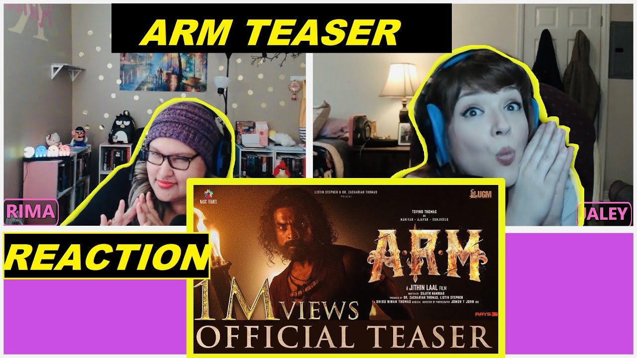 ARM Teaser REACTION!| Tovino Thomas| Ajayante Randam Moshanam #arm - YouTube