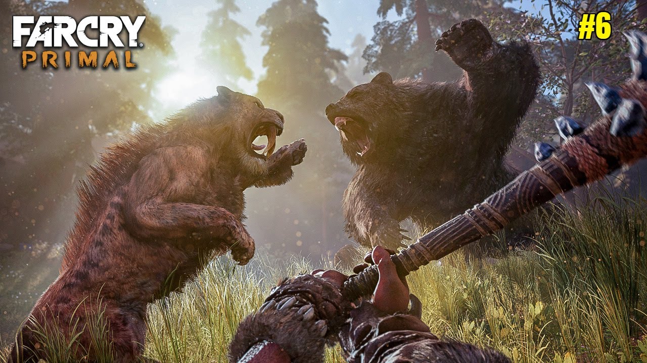 Fighting Great Scar Bear | Far Cry Primal Gameplay #6 - YouTube