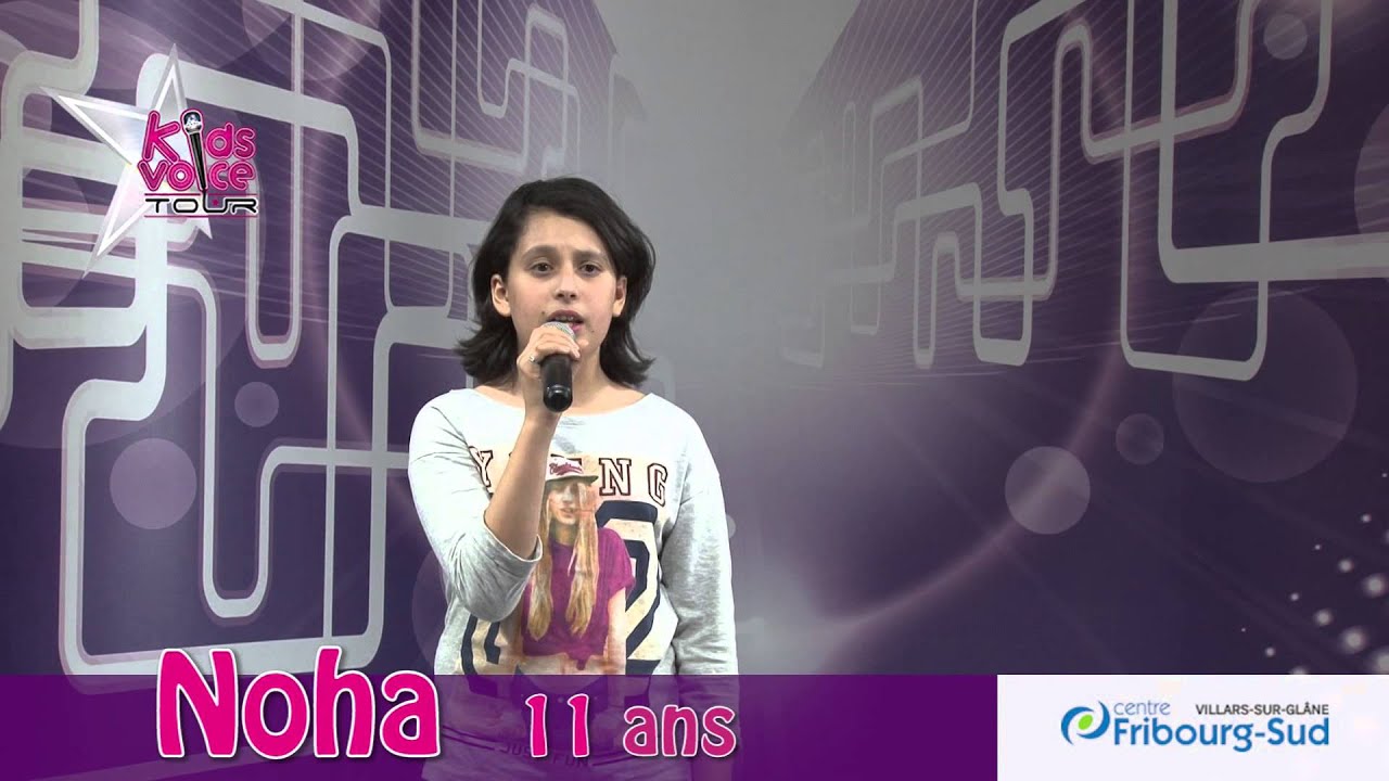 Noha - Kids Voice Tour - Fribourg-Sud - YouTube