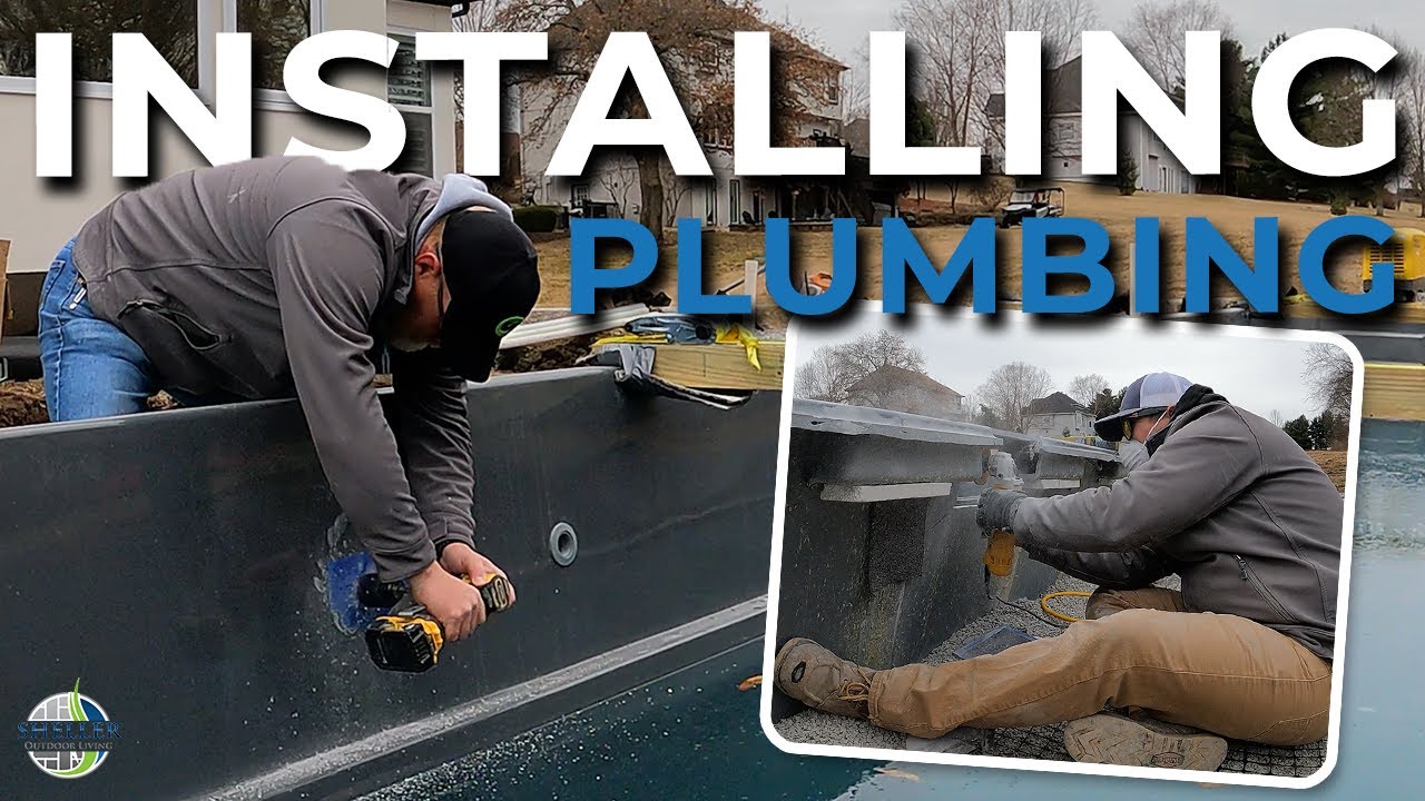 Installing Pool Plumbing - Project Update Part 4 - YouTube