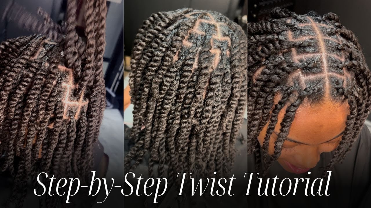 How to Do Two Strand Twists Like a Pro | Clean Parts, Defined Twists ...