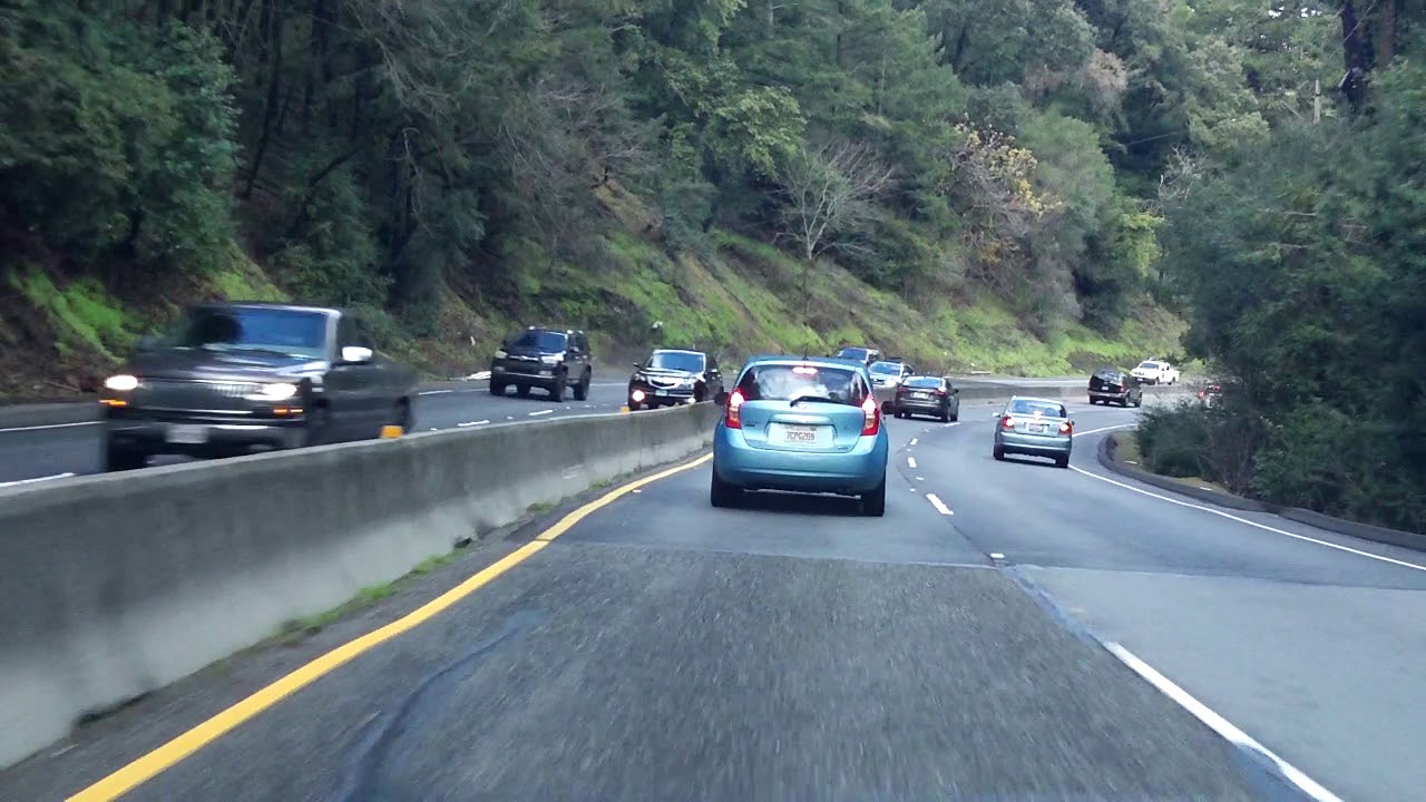 Santa Cruz Highway (CA 17 Exits 5 to 20) northbound (Part 2/2) - YouTube