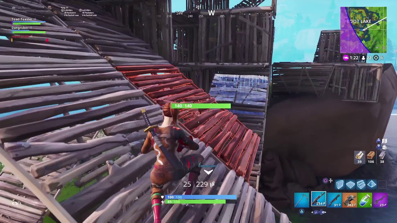 Fortnite Battle Royale PS4 Toad_Toaster Season 7 Highlights 4 - YouTube