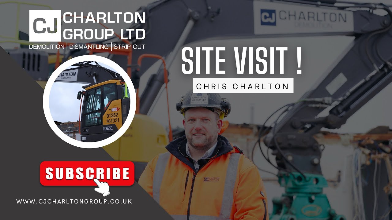 On Site With Chris Charlton | Demolition Site Visit | VOLVO EC235EL ...