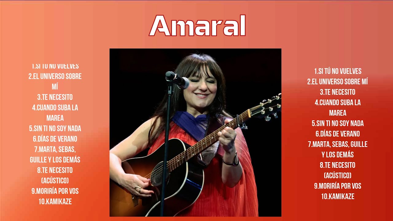 Amaral Greatest Hits ~ Amaral Álbum Completo 2024 ~ Amaral - YouTube