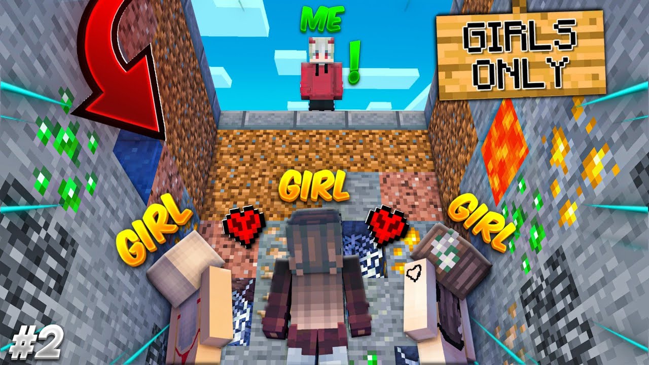 I Trapped All Girls in 'LIFESTEAL GIRLS ONLY' Minecraft Server! #2 ...