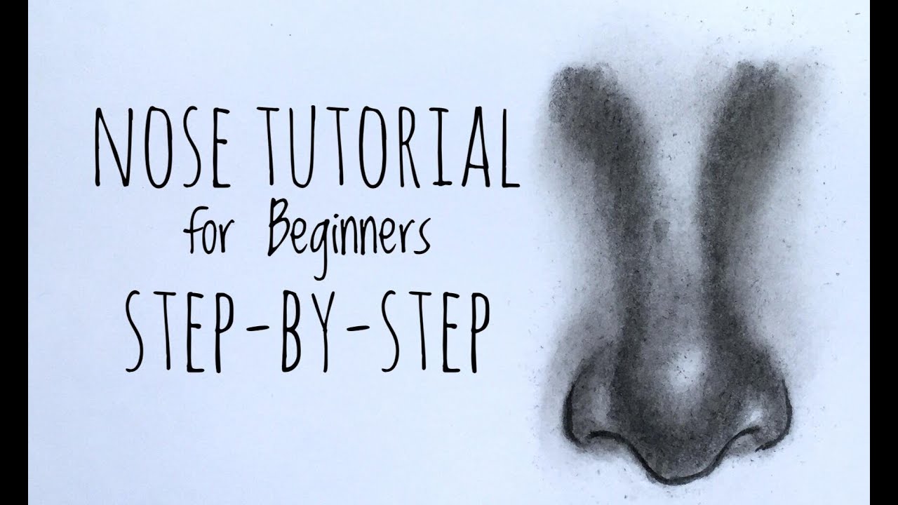 How to Draw a Nose Tutorial for Beginners | Paano Mag-drawing ng Ilong ...