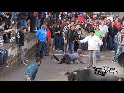 Queda na Tourada à Corda dia 21 de Maio, Ganadaria E.R, Santo Antão 2018, Ilha São Jorge