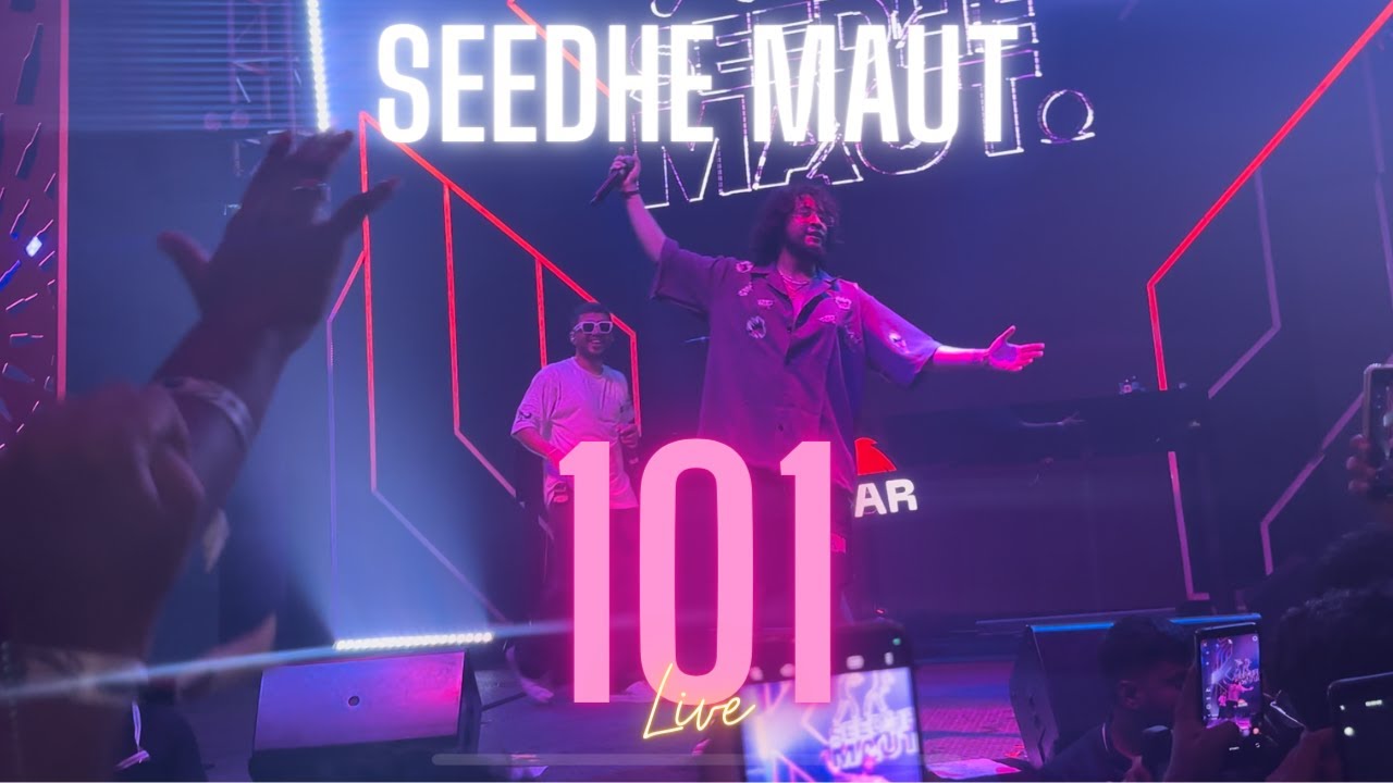 Seedhe Maut - 101 LIVE Performance - YouTube