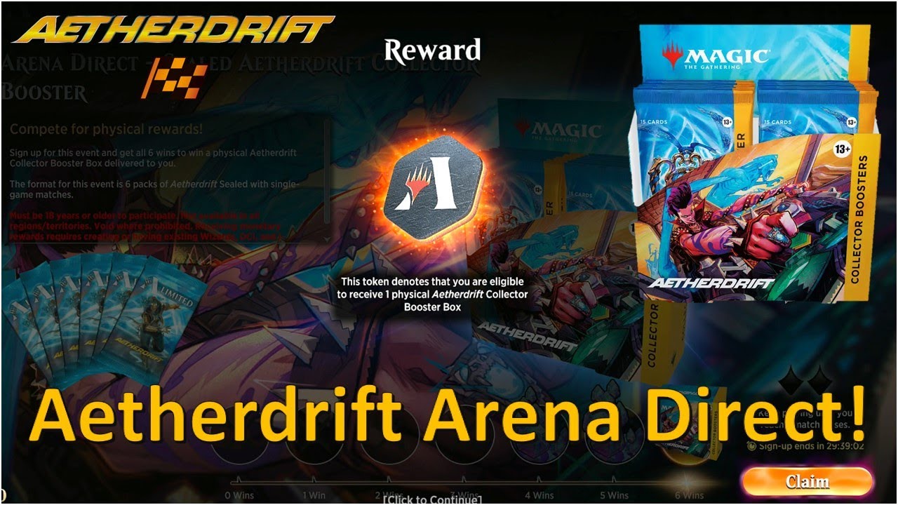Let's Win an Aetherdrift Collector Booster Box! - Aetherdrift Arena ...