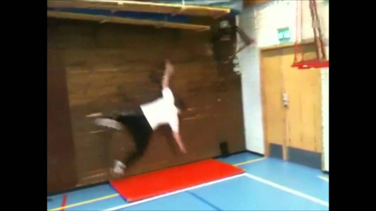Random guy jumps into wall (remix) - YouTube