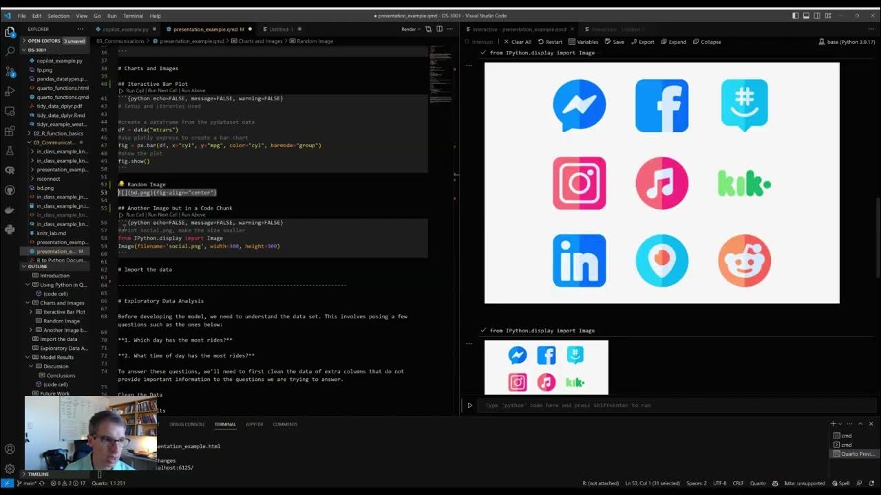 VS Code + Quarto Document - YouTube