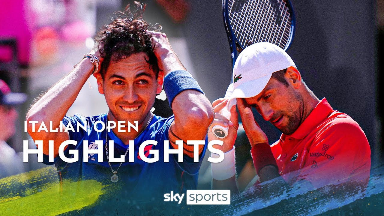 HUGE UPSET! 😯 Novak Djokovic stunned by Alejandro Tabilo! | Italian ...