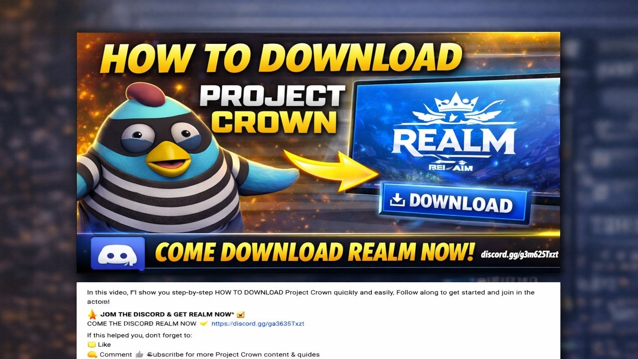 How To Download Project Crown (Full Guide 2026) - YouTube