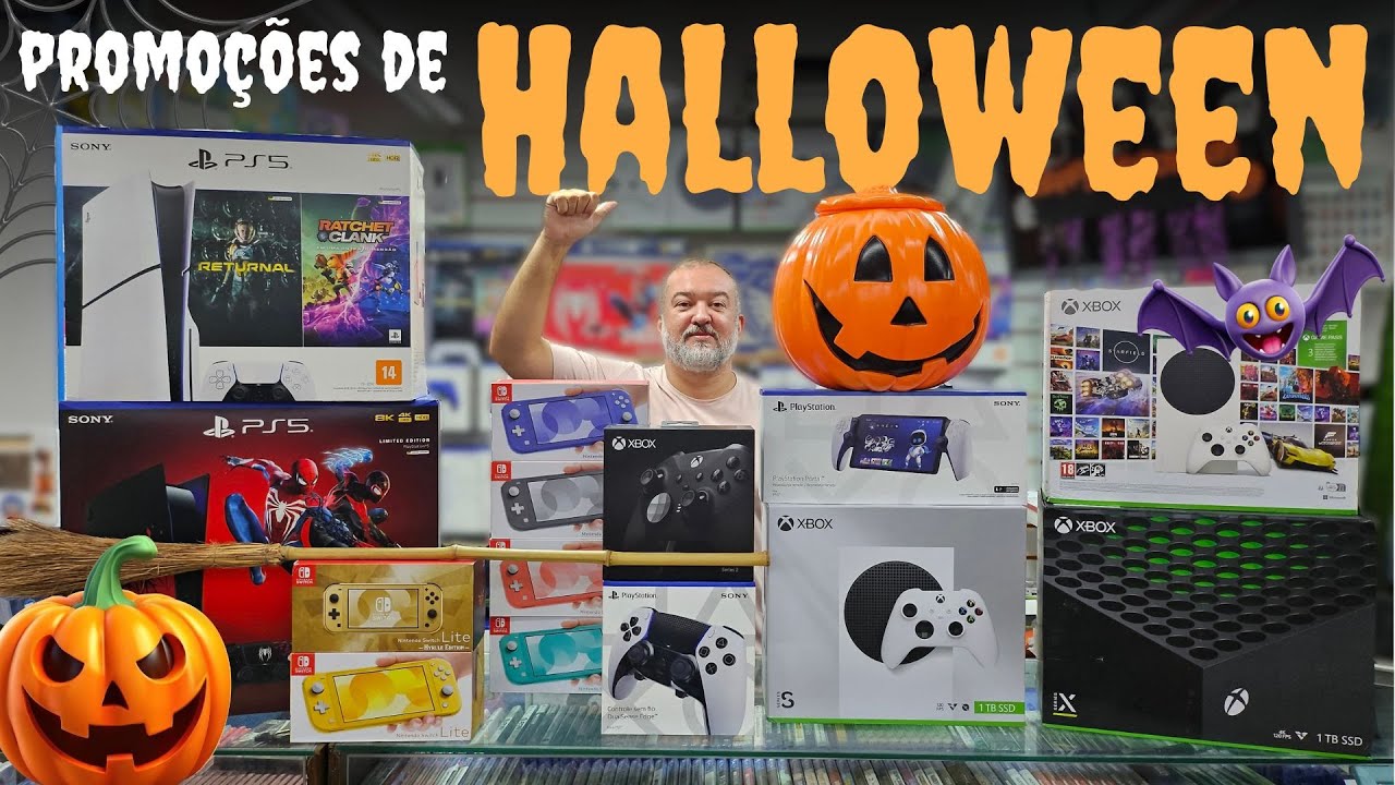 TEM PS5 E XBOX SERIES S NA PROMOÇÃO DE HALLOWEEN - VEM AI A PRÉ BLACK ...