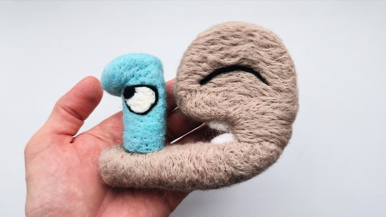 Asmr Number Lore 19 Soup Earth Society Version Needlefelt Wool Art Youtube