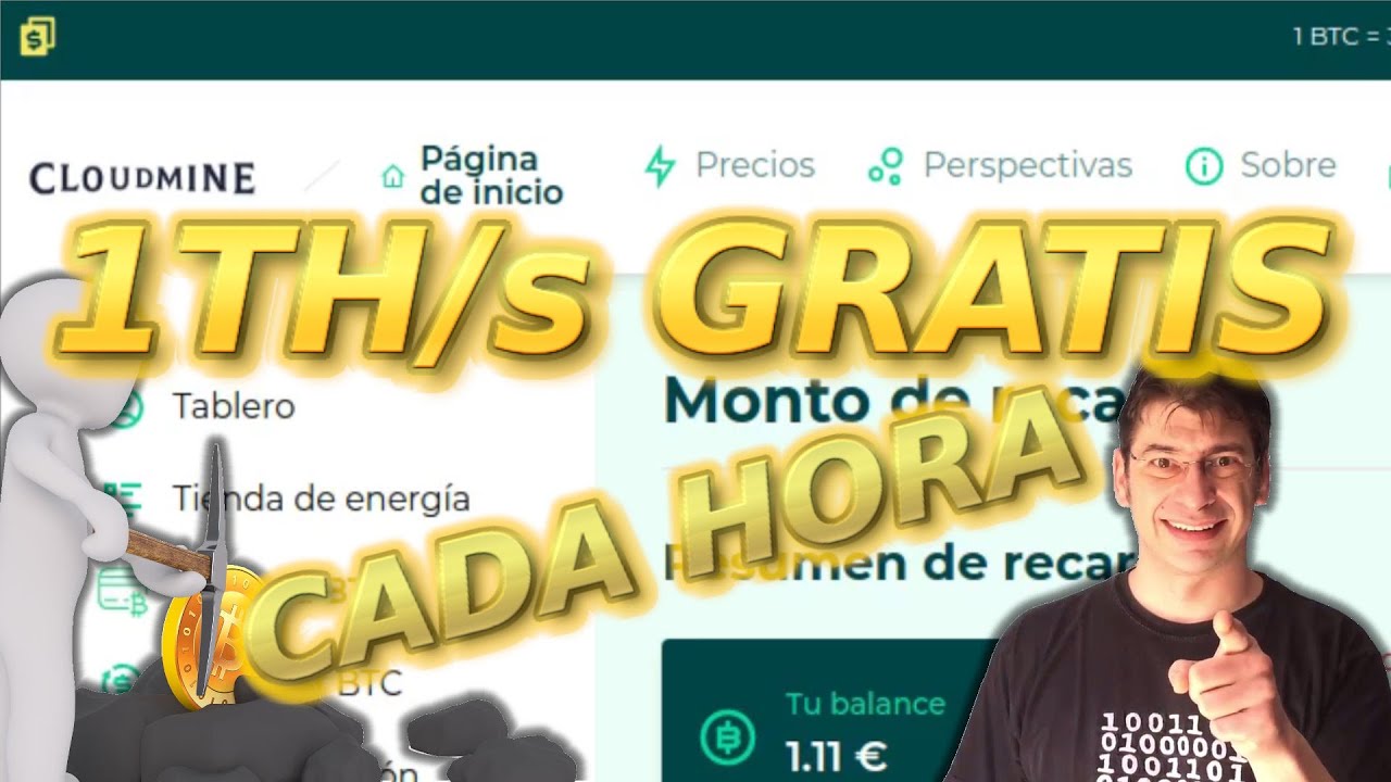 YA NO FUNCIONA - Como conseguir 1THs GRATIS Cada HORA en CloudMine - YouTube