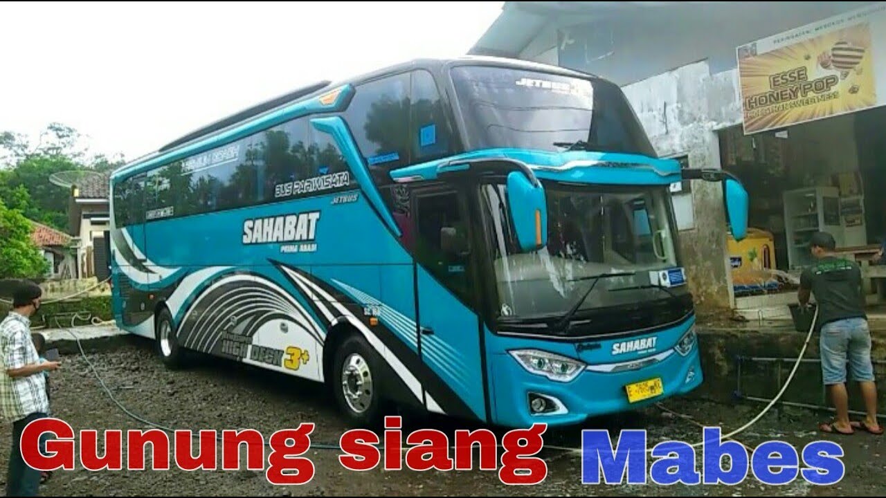 vlog bus baru sahabat Gunung siang patas Arjuna mabes Jetbus 3+ shd by ...