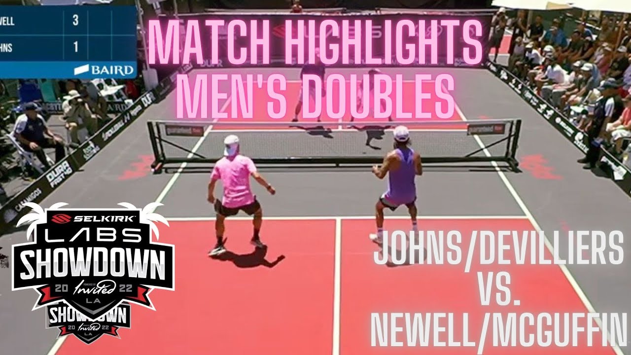 Ben Johns/Jay Devilliers vs. Tyson McGuffin/Ben Newell - PPA Selkirk ...