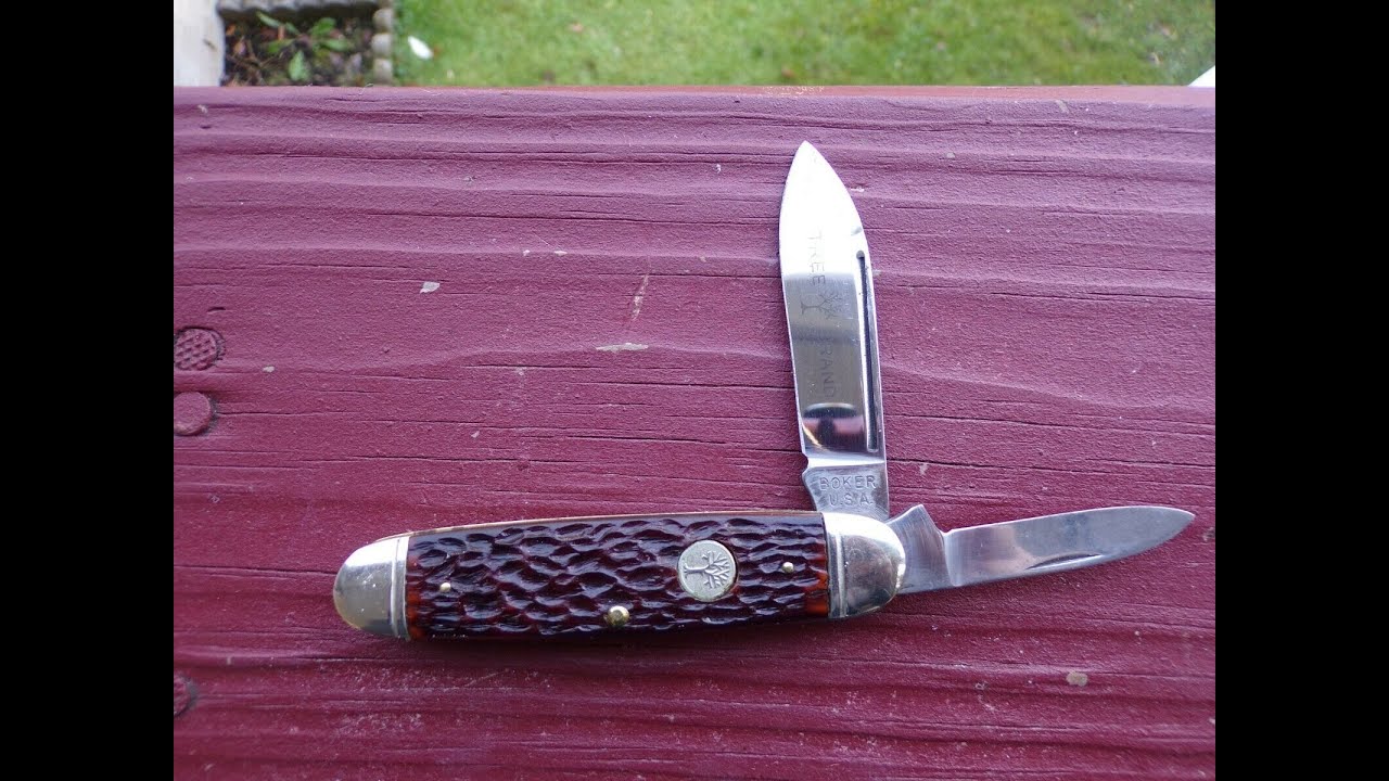 BOKER USA TREE BRAND POCKET KNIFE - YouTube