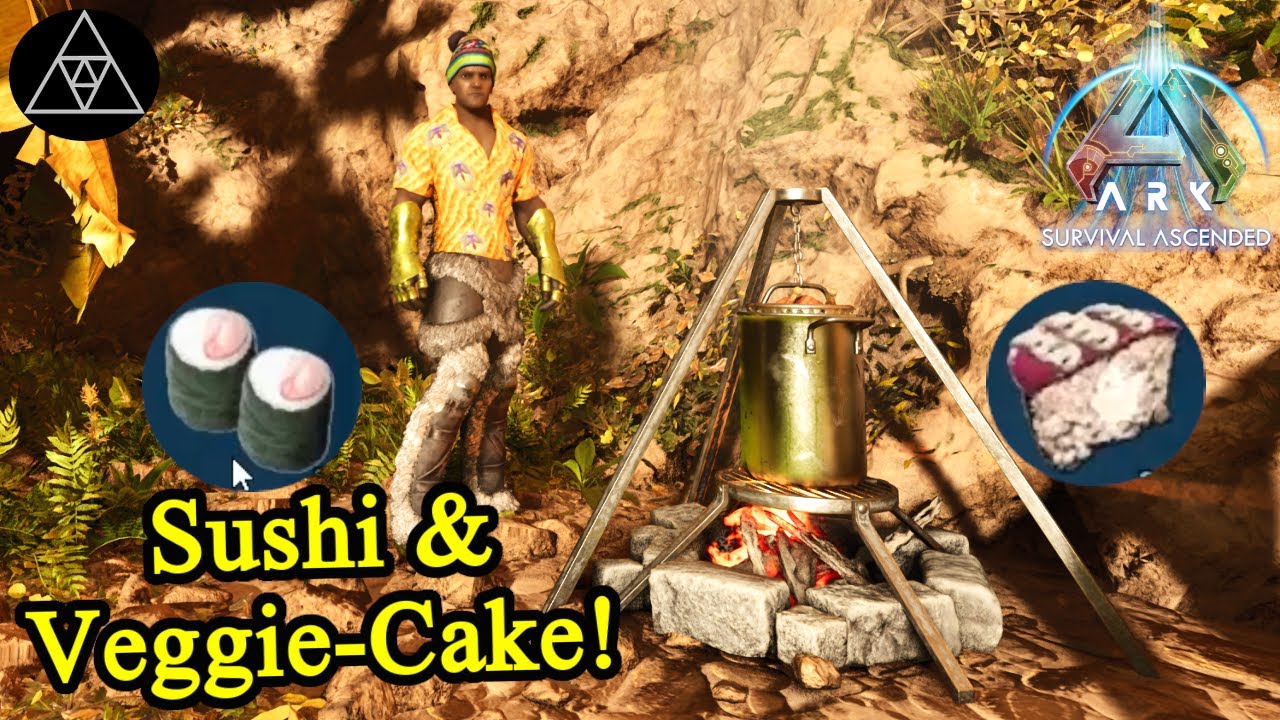 Kochstunde mit Nychus! Sushi & Veggie-Cake! ASA E60 - ARK: Survival ...