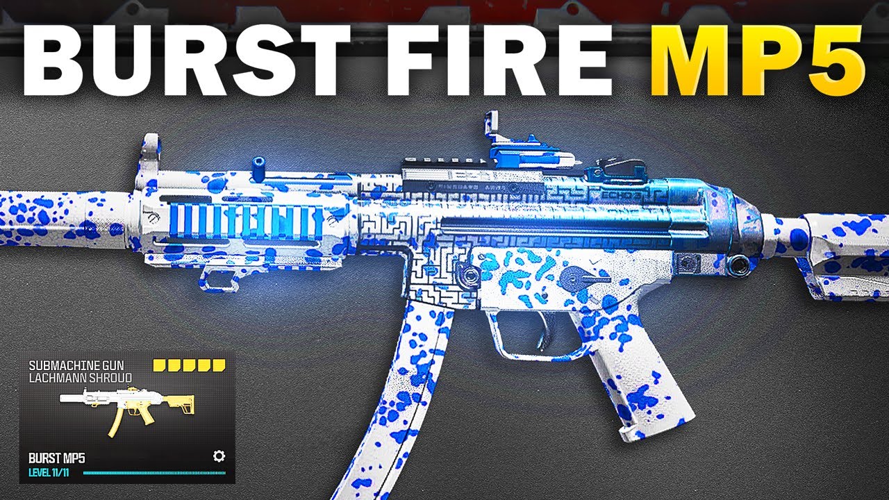 the *BURST FIRE* MP5 in MW3! (Best Lachmann Shroud Class Setup) - YouTube