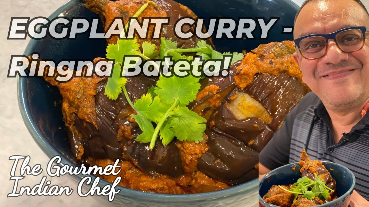 The Best Eggplant Curry Ringna Bateta - my mothers recipe and it's ...