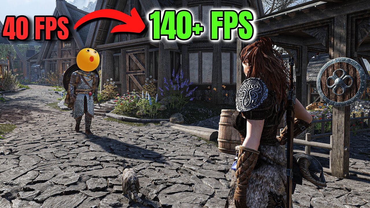 How to BOOST Skyrim FPS with Lossless Scaling (2025, ANY GPU) - YouTube