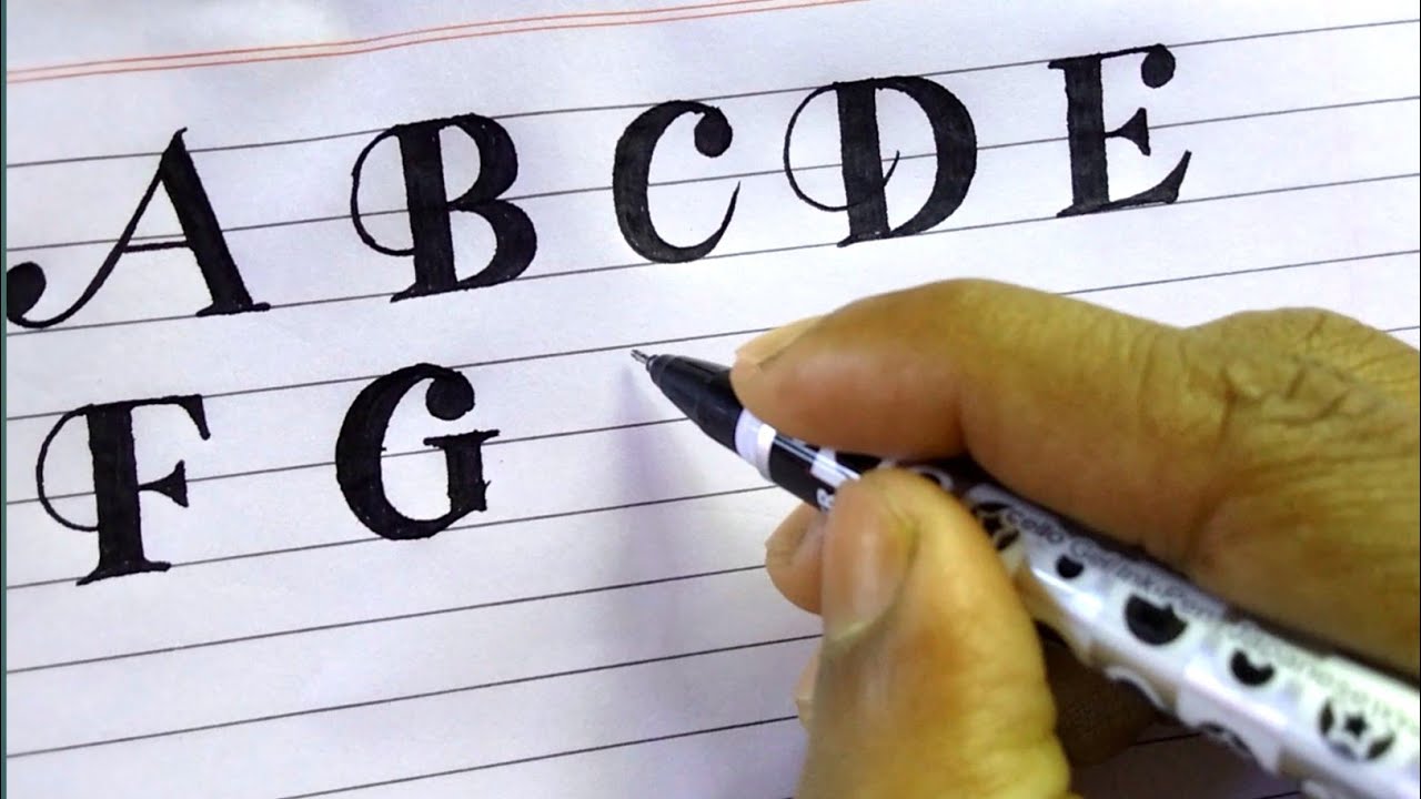 How to write Fancy Letters A-Z | Tattoo lettering Alphabets ...